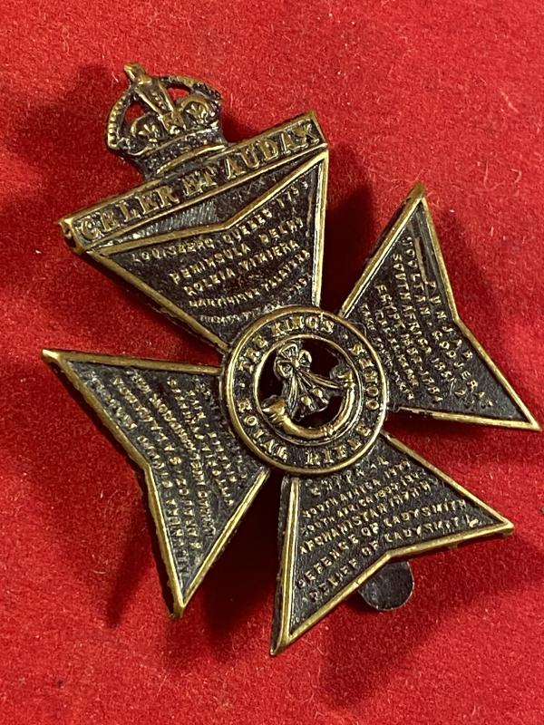 BOAS Militaria | Original The King’s Royal Rifle Corps – King’s Crown ...