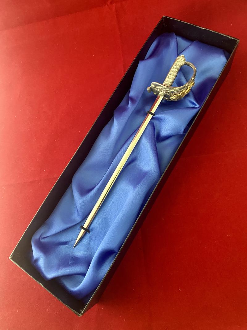 BOAS Militaria | Rare Miniature Household Cavalry Officers Sword by ...