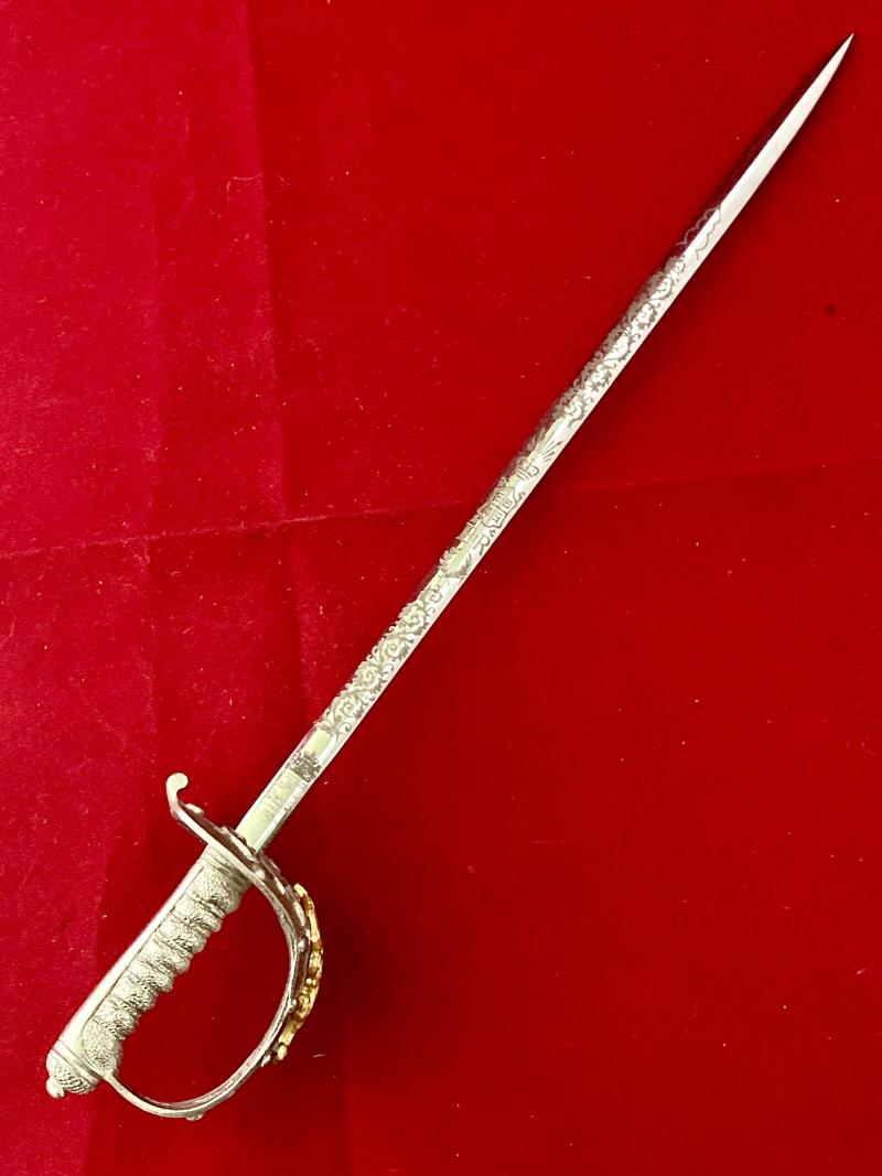BOAS Militaria | Rare Miniature Household Cavalry Officers Sword by ...
