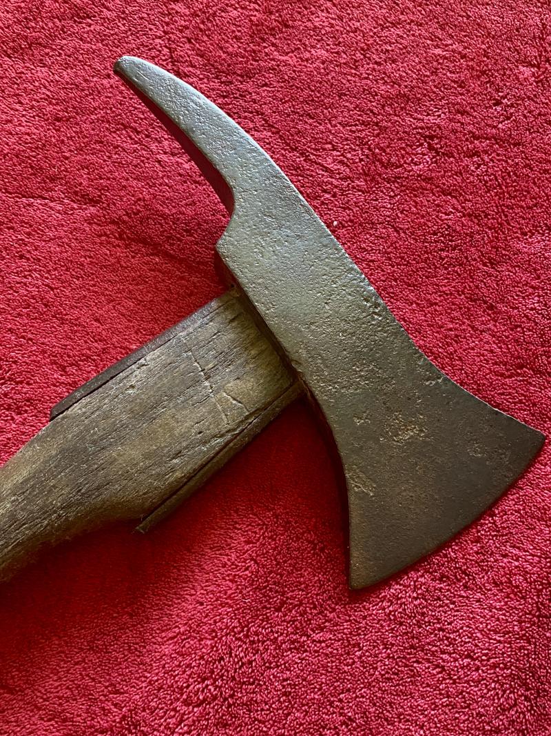 BOAS Militaria | Antique Firefighters Axe with Spike and Original Oak ...